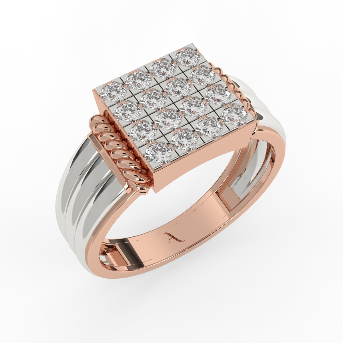 Buy Diamond Ivan Ring For Men Online in India