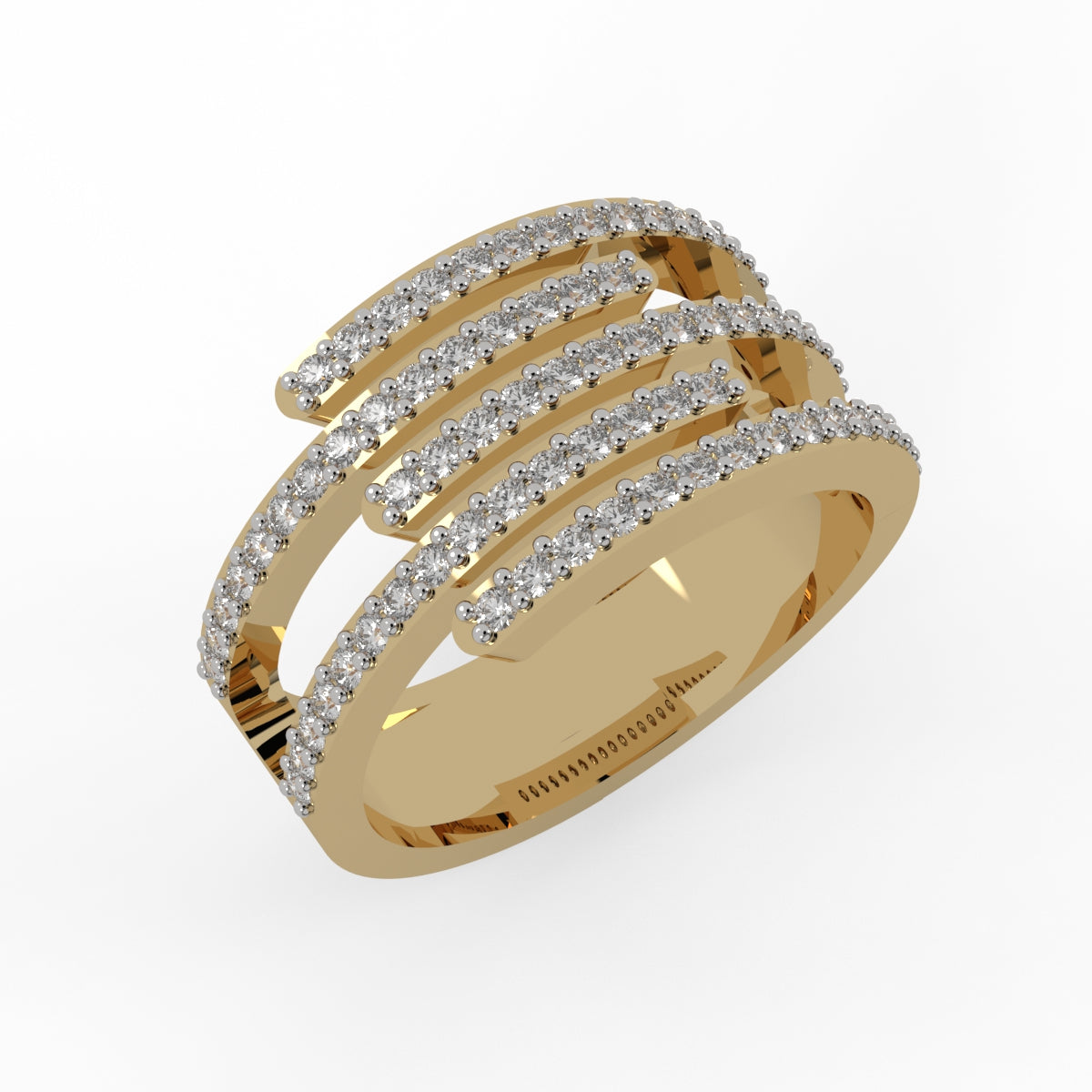 Aurora Strata Band Ring